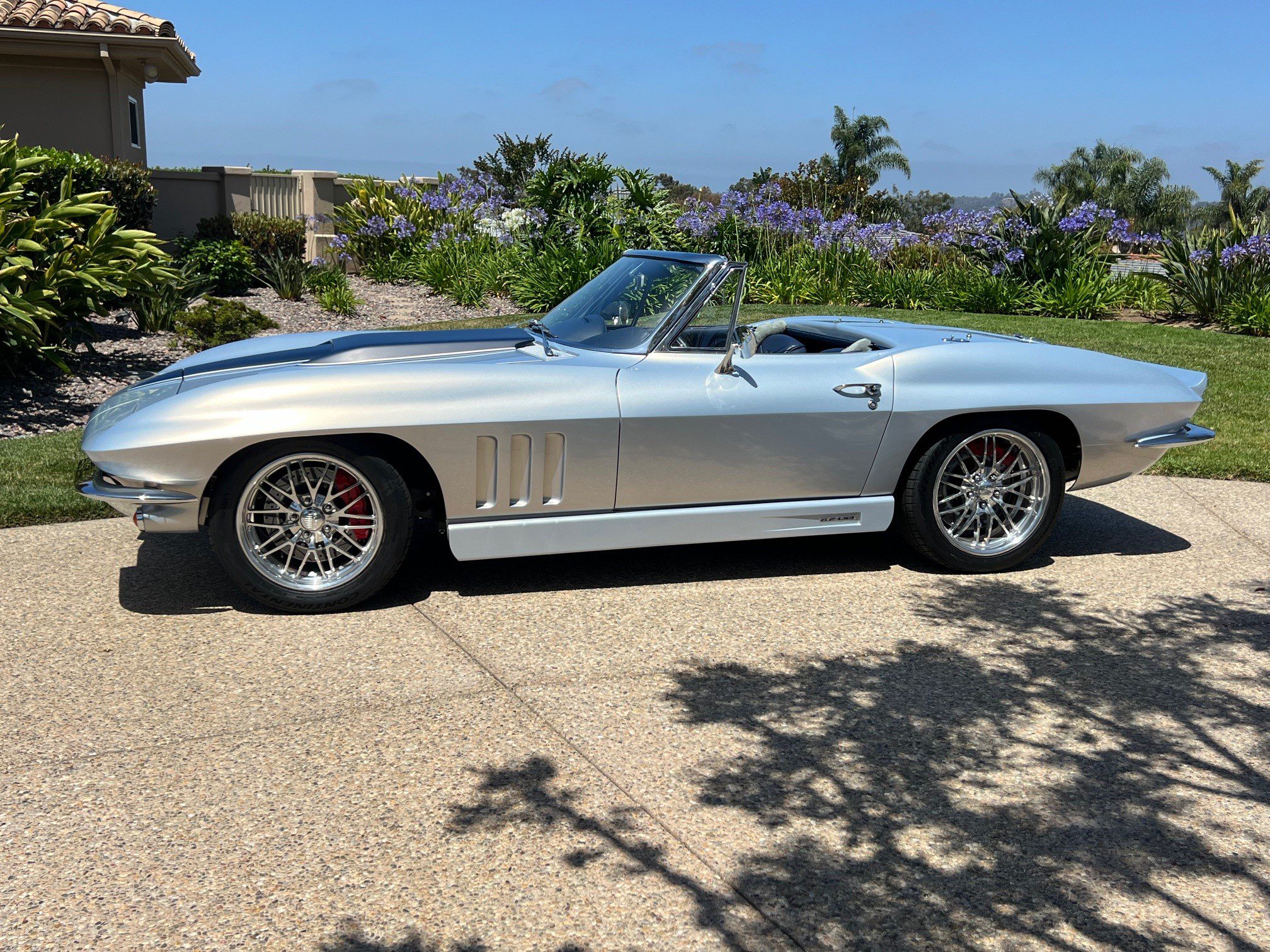 1965 Silver Corvette Resto-Mod Convertible | Corvette Mike | Used ...