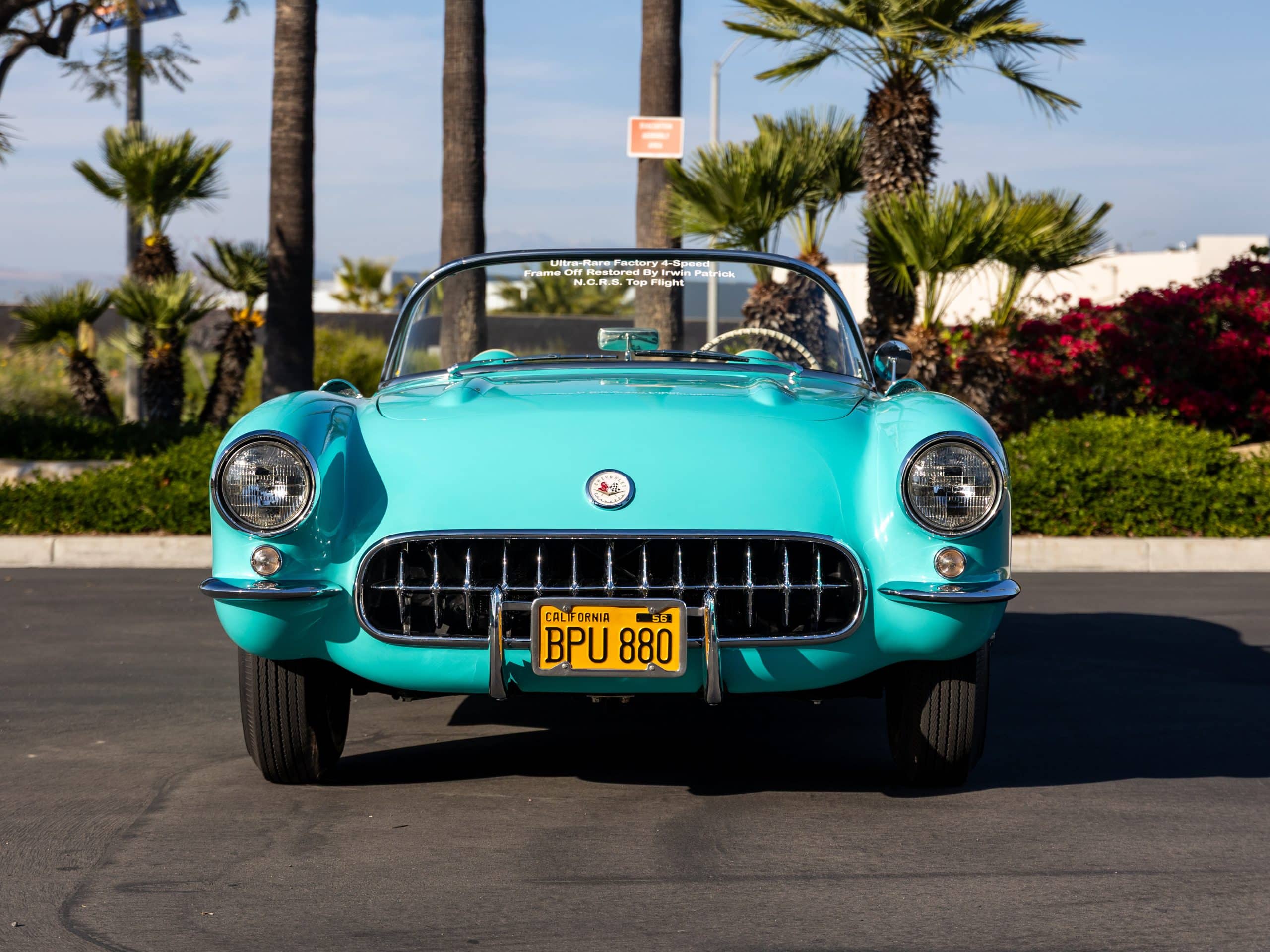 1957 Cascade Green Corvette Fuel Injected Convertible | Corvette Mike ...