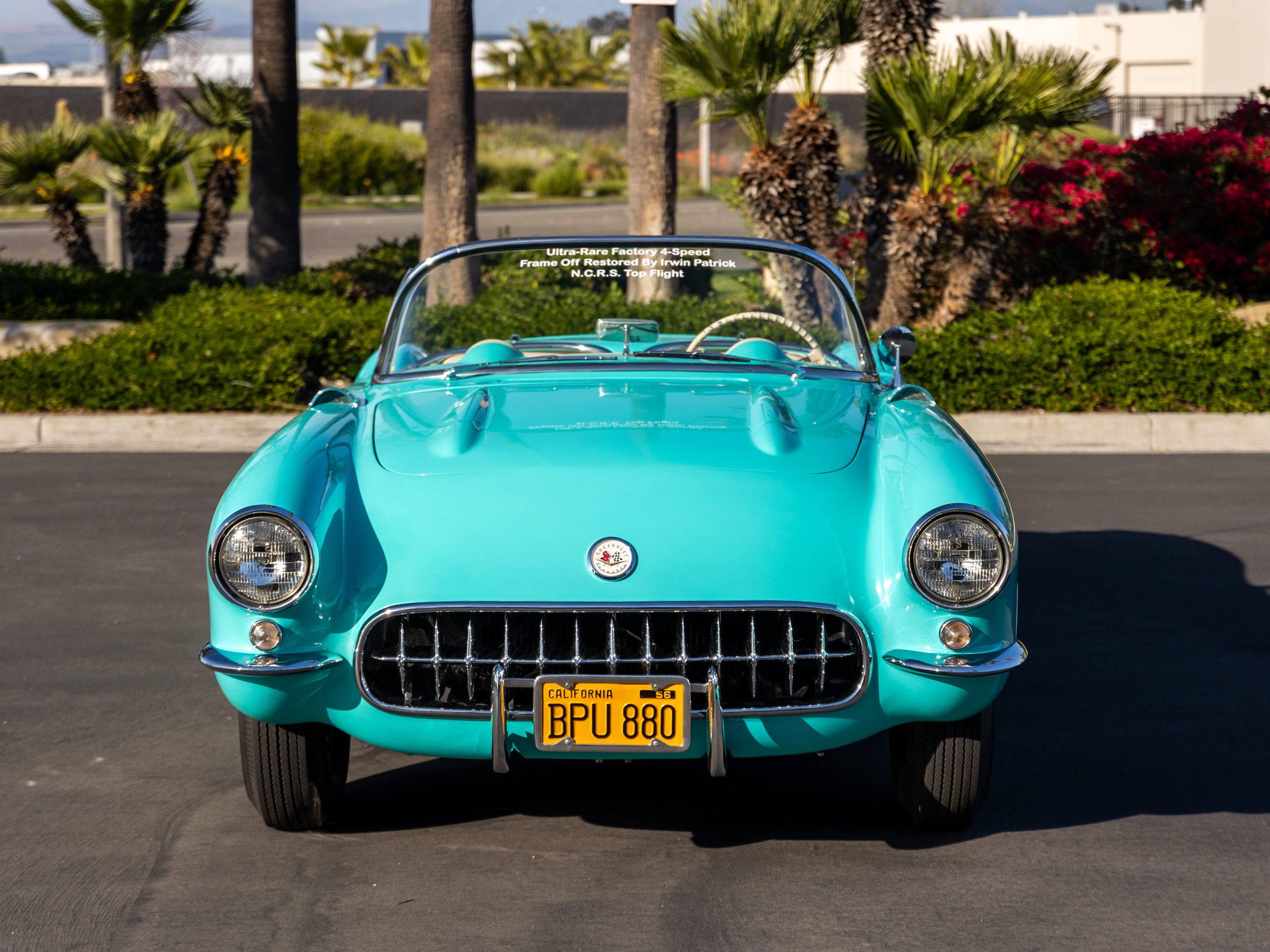 1957 Cascade Green Corvette Fuel Injected Convertible | Corvette Mike ...