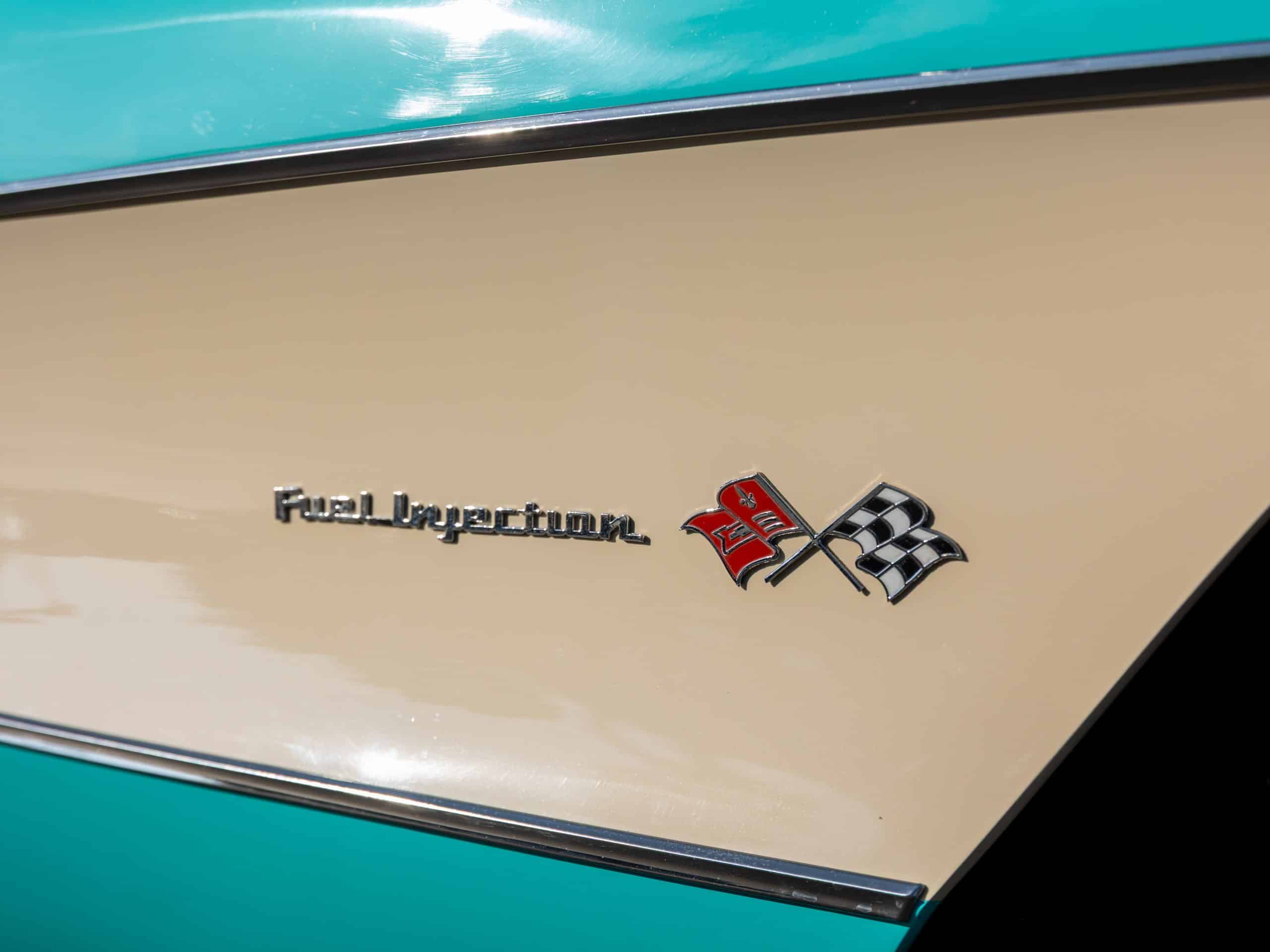 1957 Cascade Green Corvette Fuel Injected Convertible | Corvette Mike ...