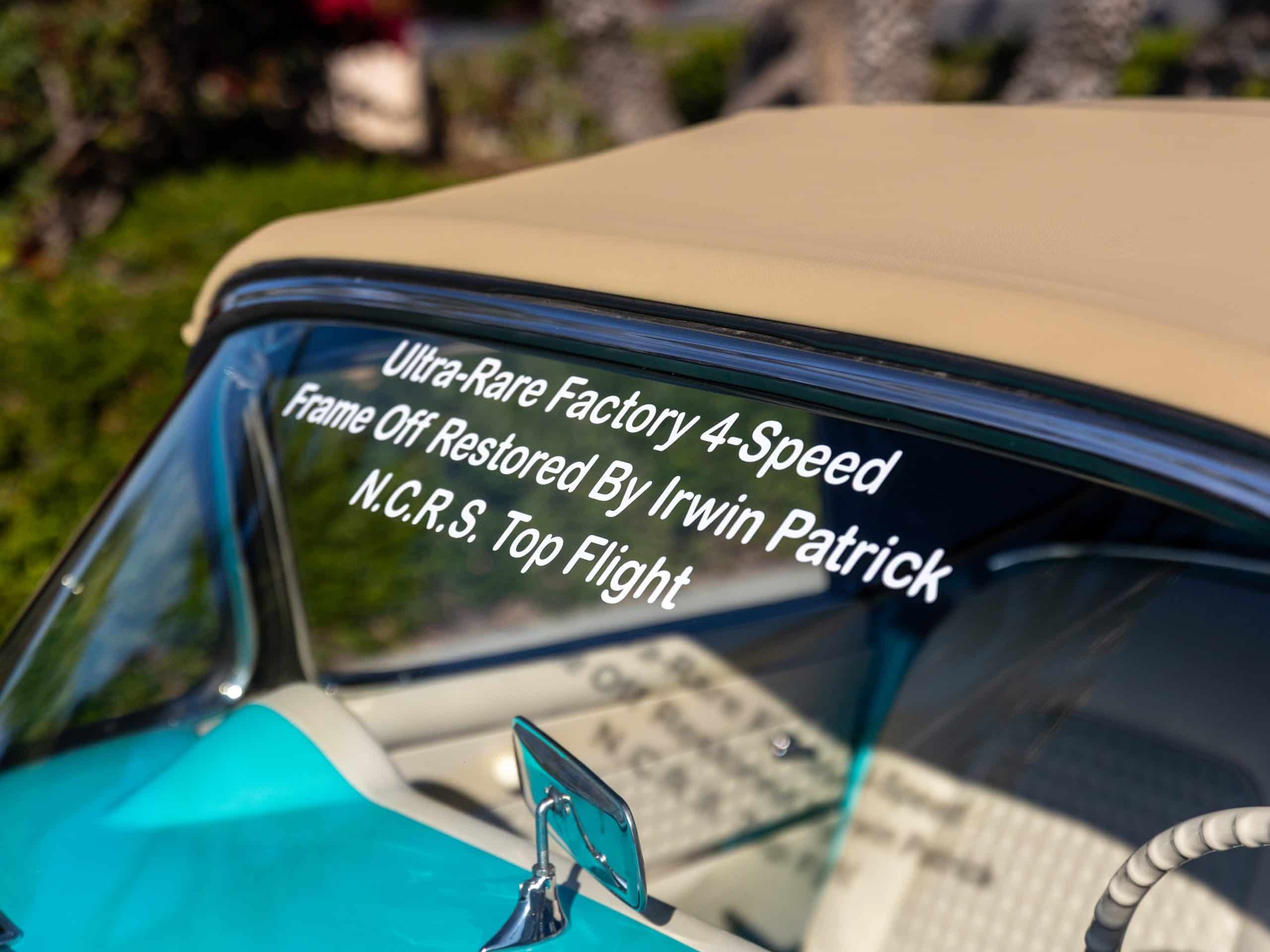 1957 Cascade Green Corvette Fuel Injected Convertible | Corvette Mike ...